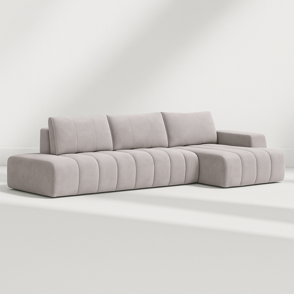 Bumpy L‑Shaped - Sofa-Bed